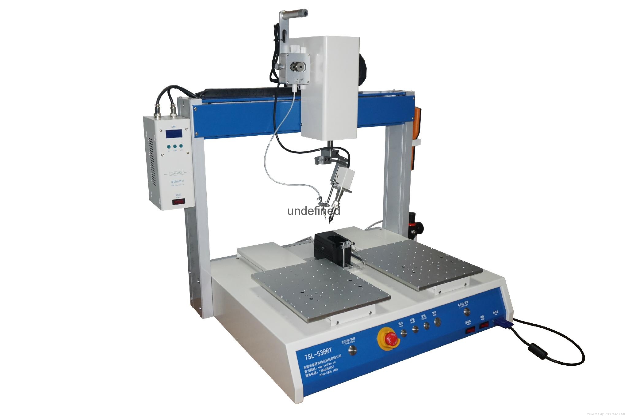 single spindle &double table auto soldering machine - TSL-538RY ...