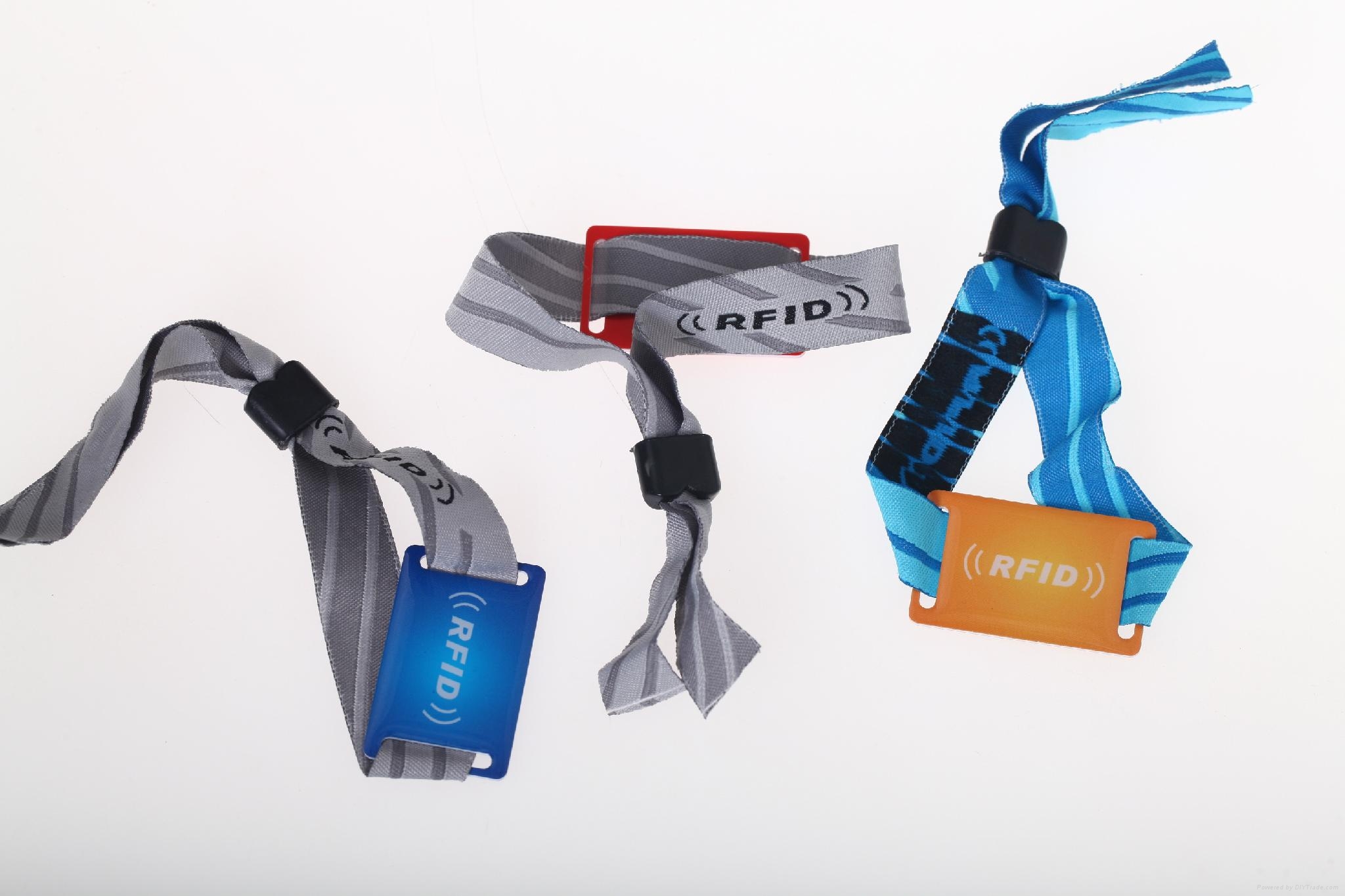 for tracking hot sell logo printing rfid chip wristbands plastic and ...