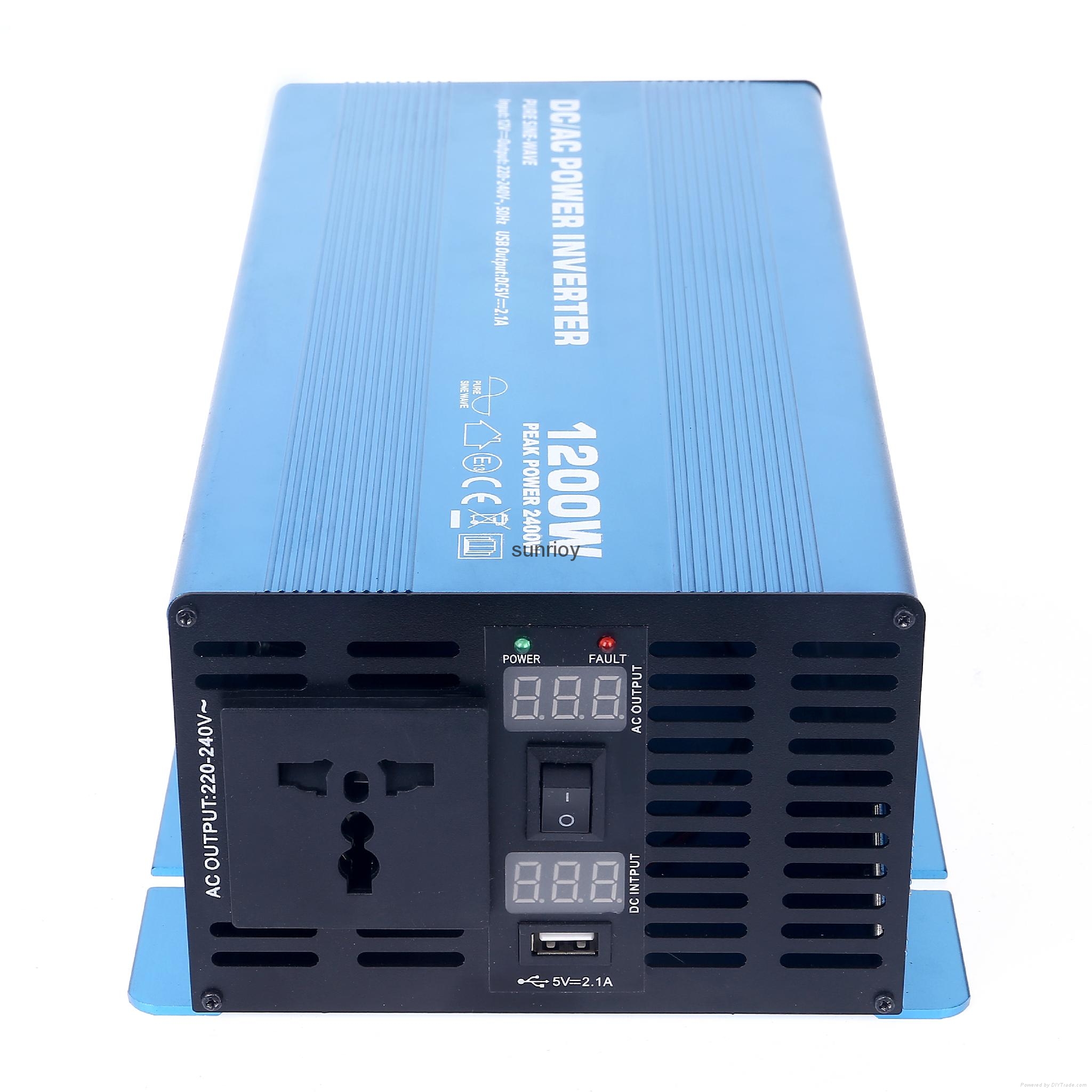 1200W Pure Sine Wave Power Inverter - SR-1200-S - sunrioy (China ...
