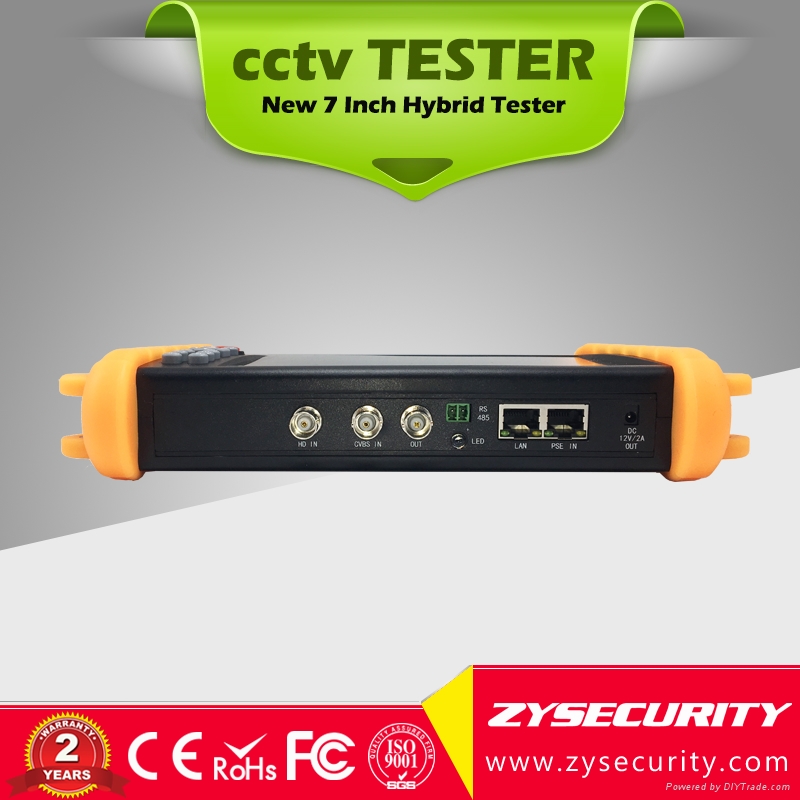 zysecurity 7 inch Touch Screen CCTV Tester , 5in1 cctv tester - ZY ...