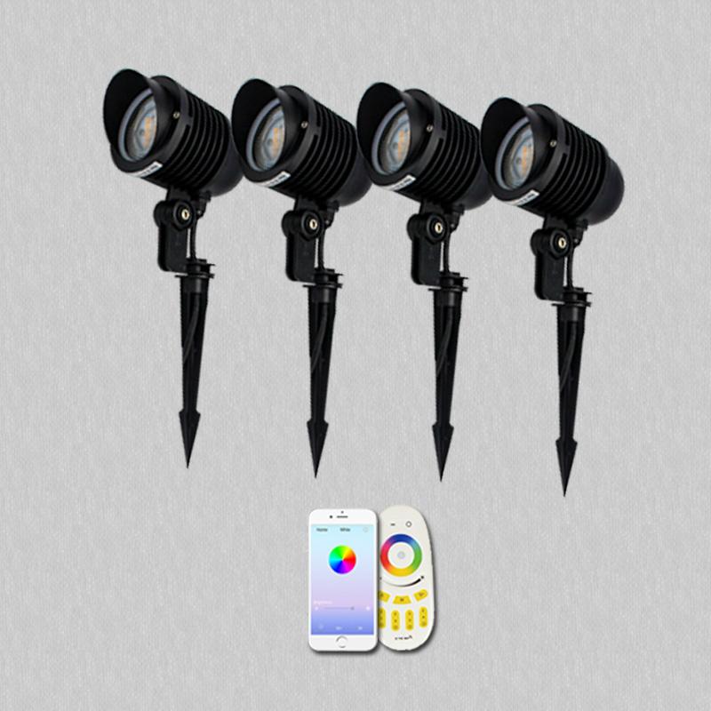 rgb led garden spike light landscape light lamp light led outdoor ...