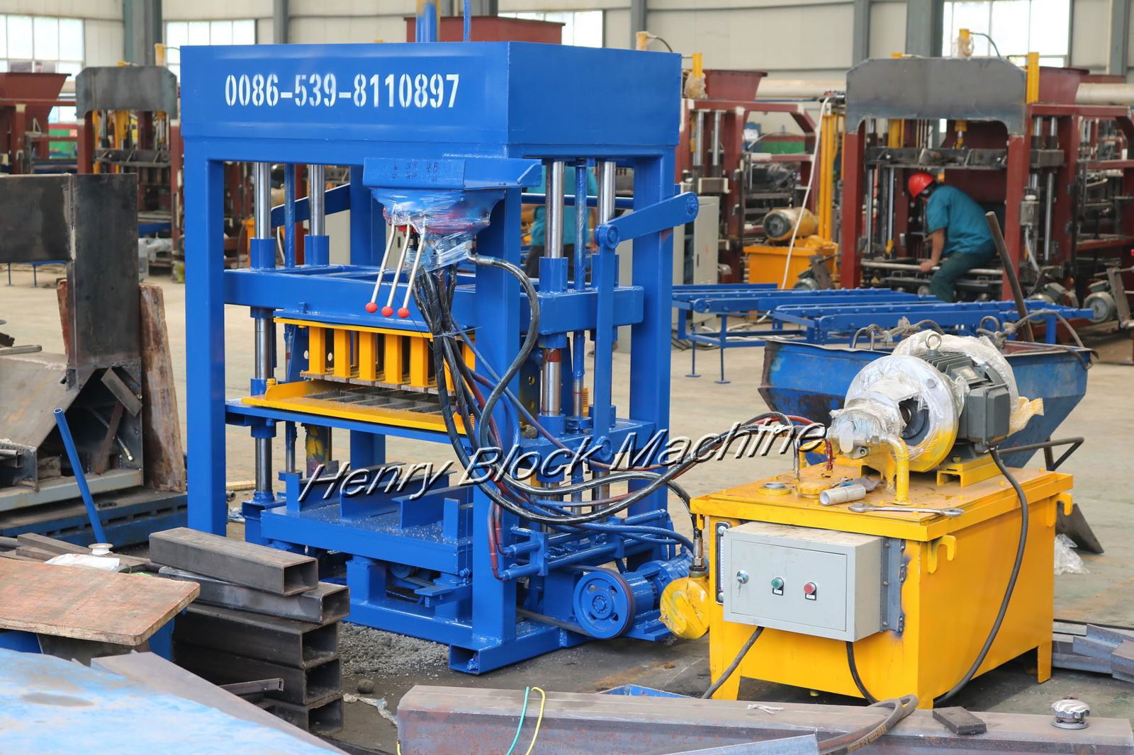 Qt4-30 Hydraulic and Diesel Engine Hollow Solid Concrete Block Paver ...