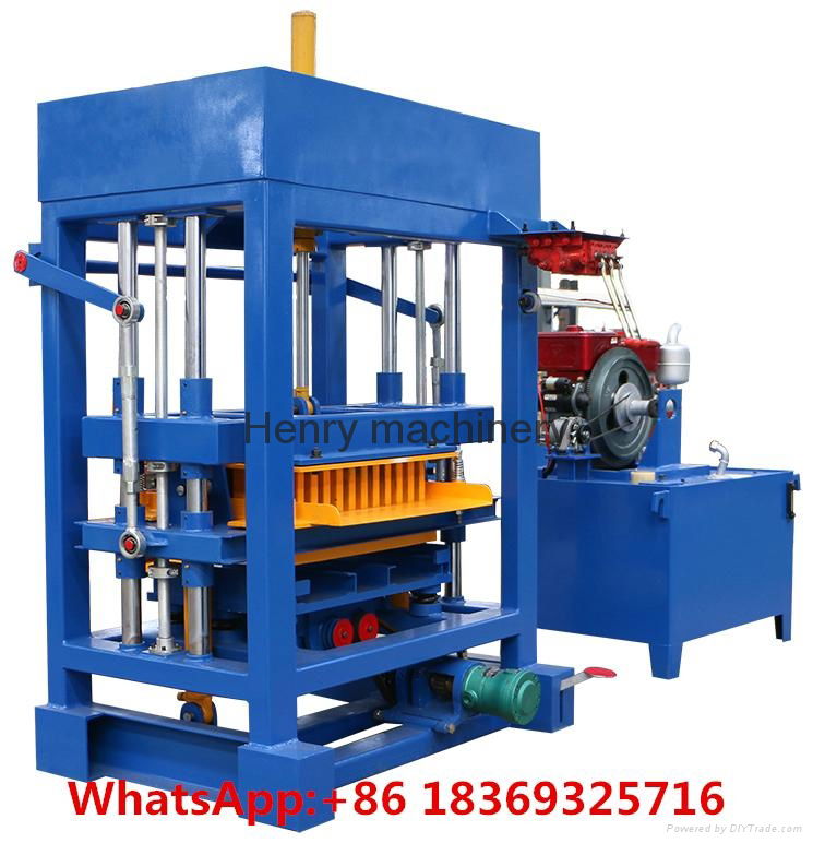 Semi Automatic Concrete Block Making Machine Paving Machine - Qt4-30 ...