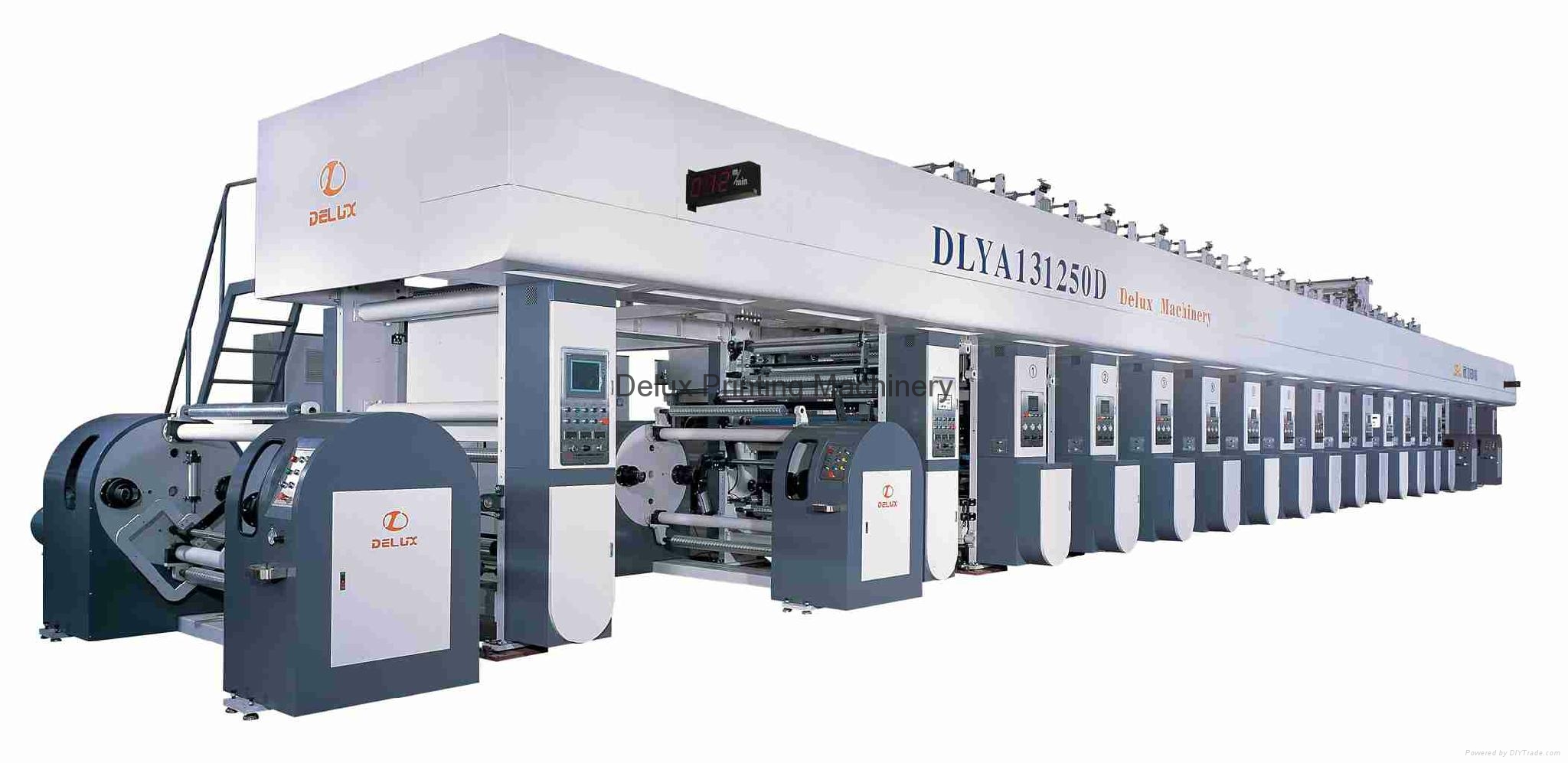 High Speed Electrical Shaft Rotogravure Printing Machine - DLYA-131250D ...