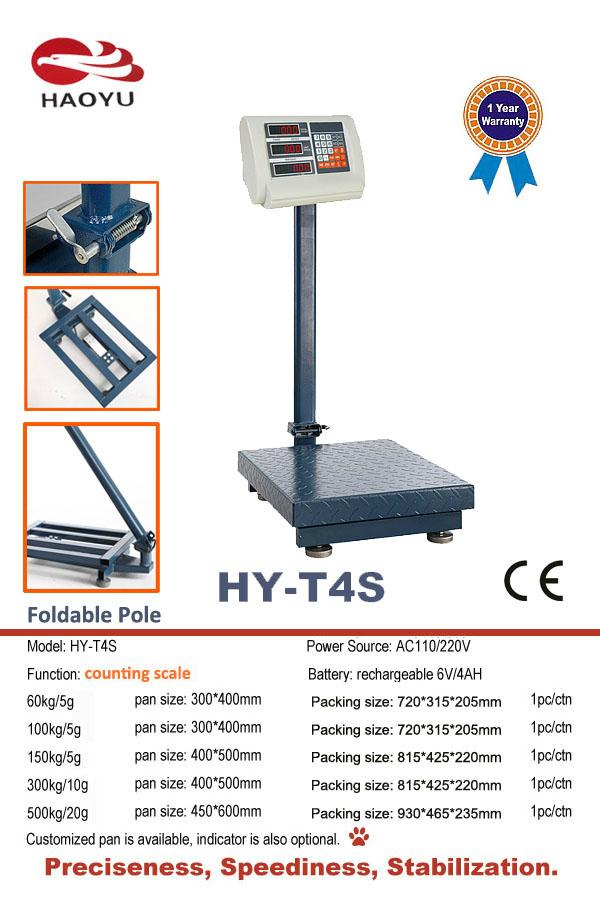 China TCS Series Digital Platform Counting Scale 150KG - Haoyu T4S ...
