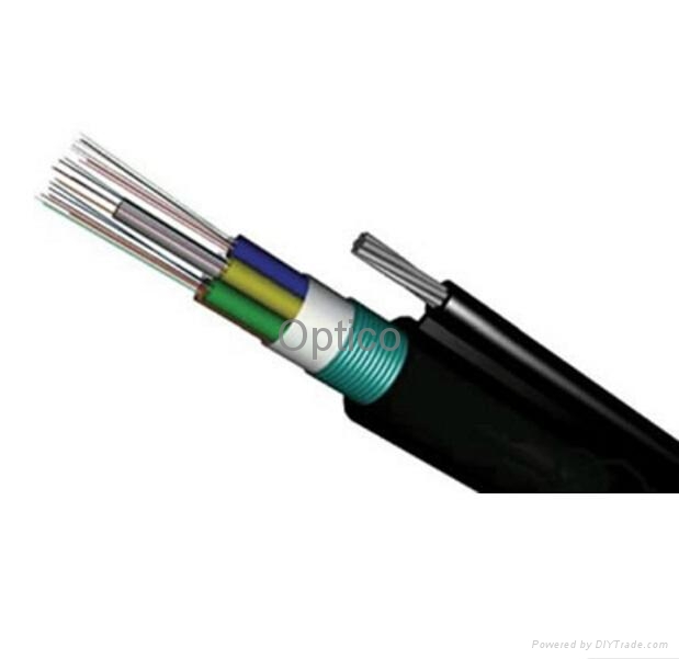 AIR outdoor optic fiber 12 fibers FTTH optical cable - OP-GYTC8A-12F ...