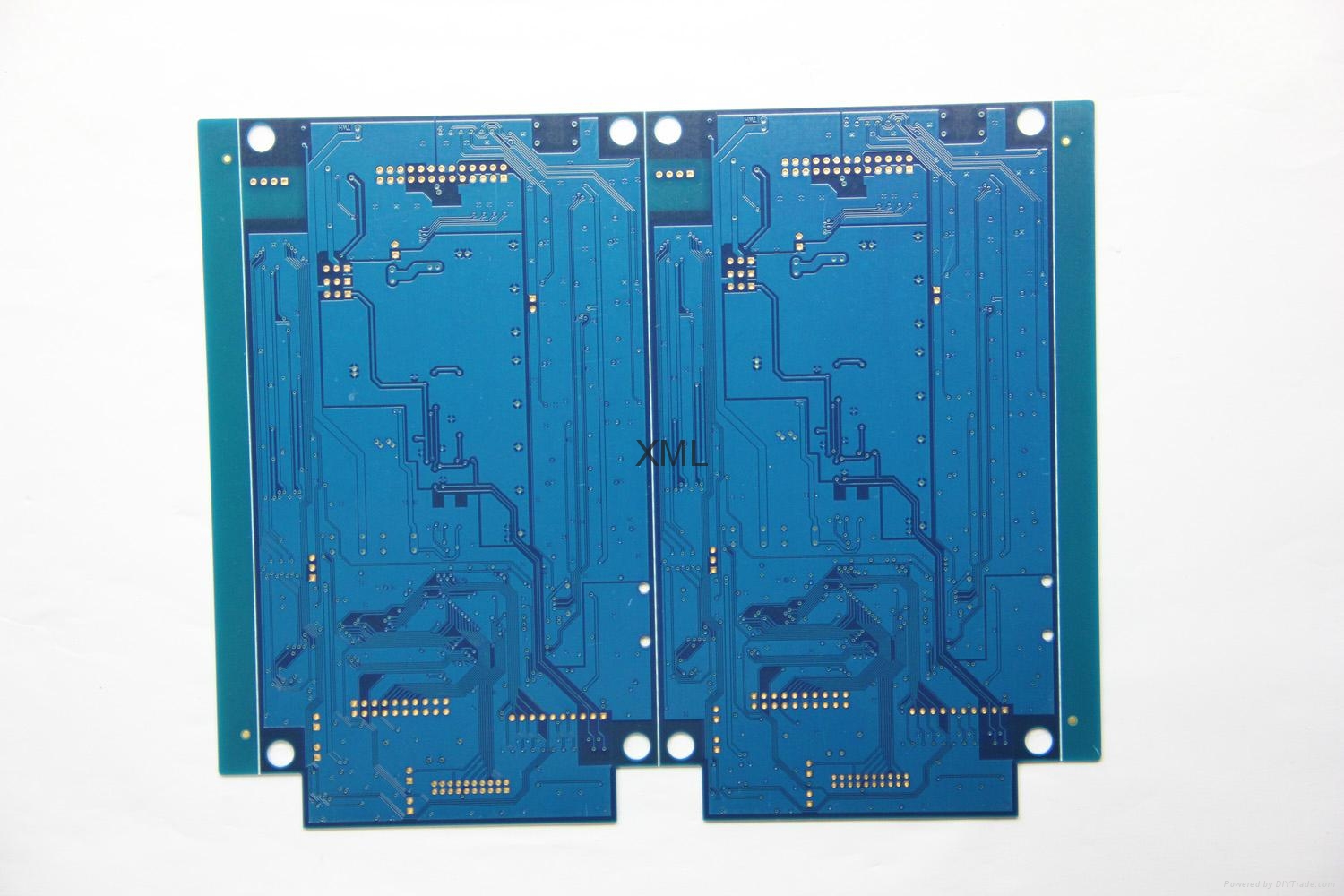 Multilayer Bare pcb Board with Complicated Circuit Matte Blue ...
