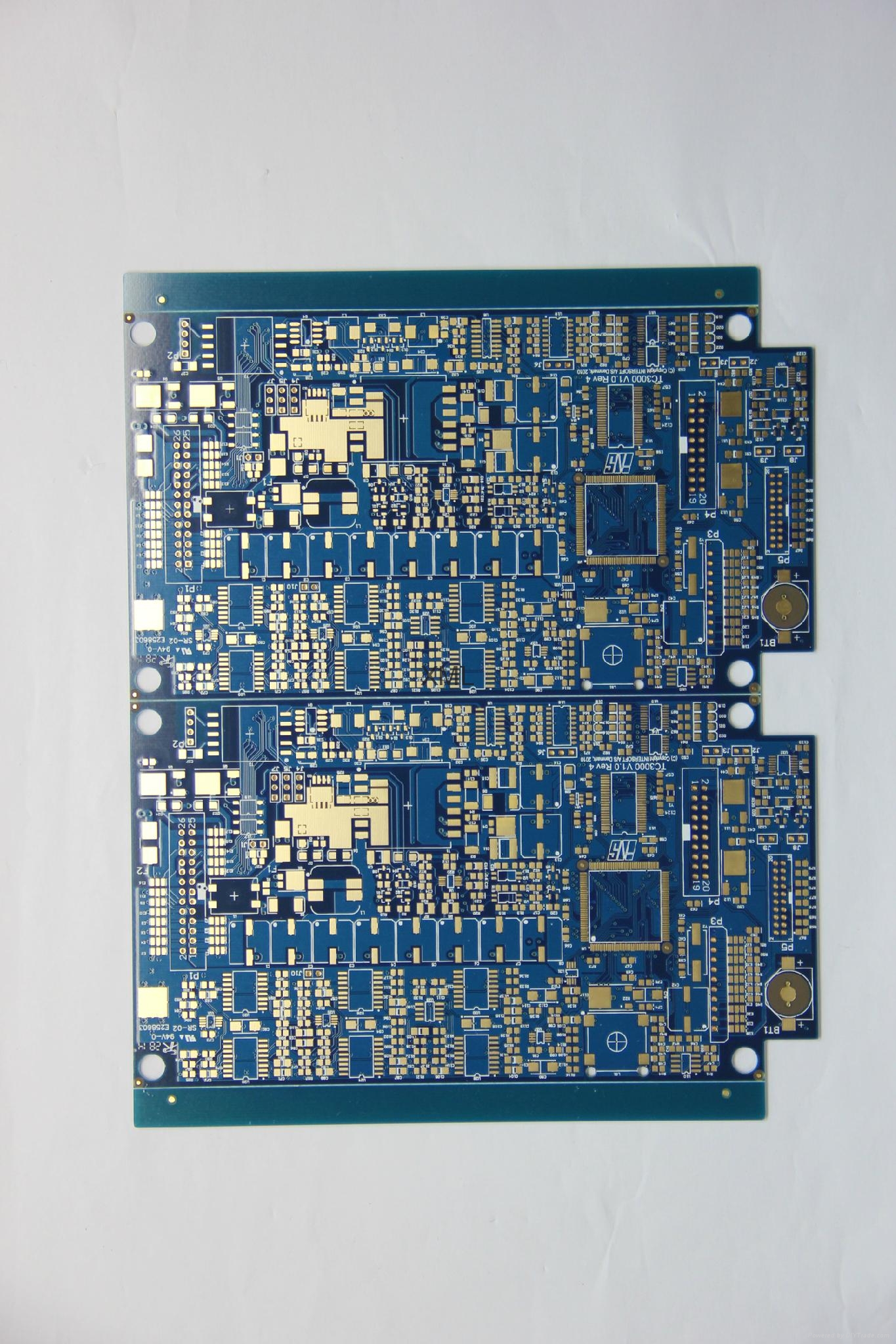 Multilayer Bare pcb Board with Complicated Circuit Matte Blue ...