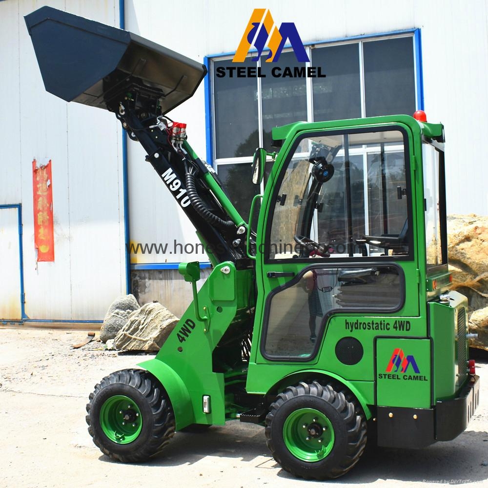 compact mini 4x4 articulated wheel loader - M910 - STEEL CAMEL (China ...