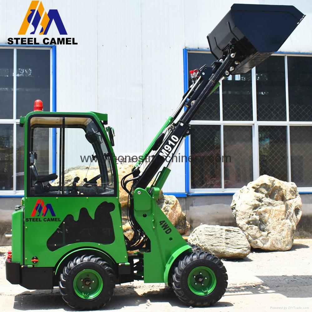 compact mini 4x4 articulated wheel loader - M910 - STEEL CAMEL (China ...