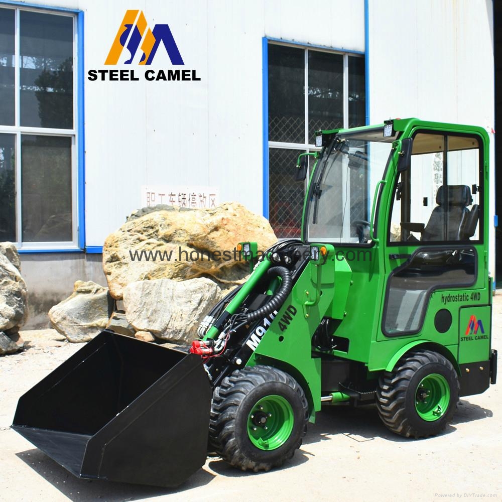 compact mini 4x4 articulated wheel loader - M910 - STEEL CAMEL (China ...