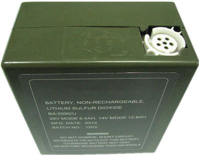 The ba-5590 / U military lithium-sulfur dioxide battery - BA-5590/U ...