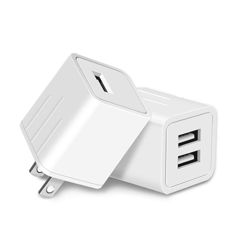5V 2.1A Dual USB Mobile Phone Wall Charger US Plug Home Charger CE&FCC ...