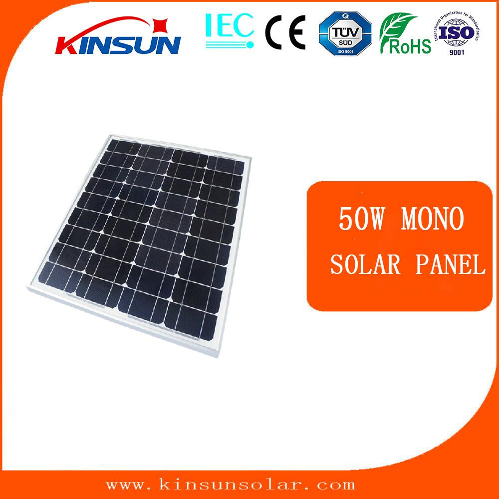 50W Mono Solar Panel - 50w - kinsunsolar (China Manufacturer) - Other ...