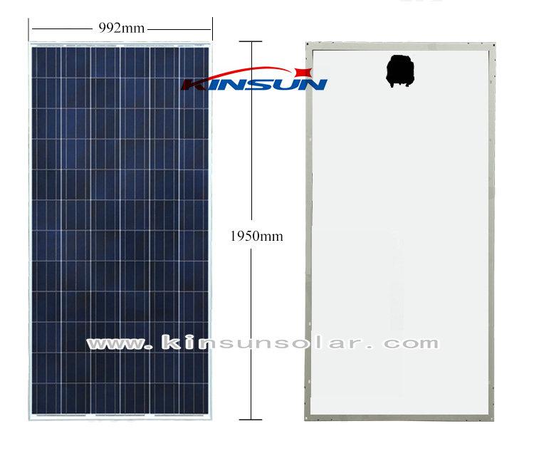 300W 36V Poly Solar Panel PV solar syatem - KINSUNSOLAR (China ...