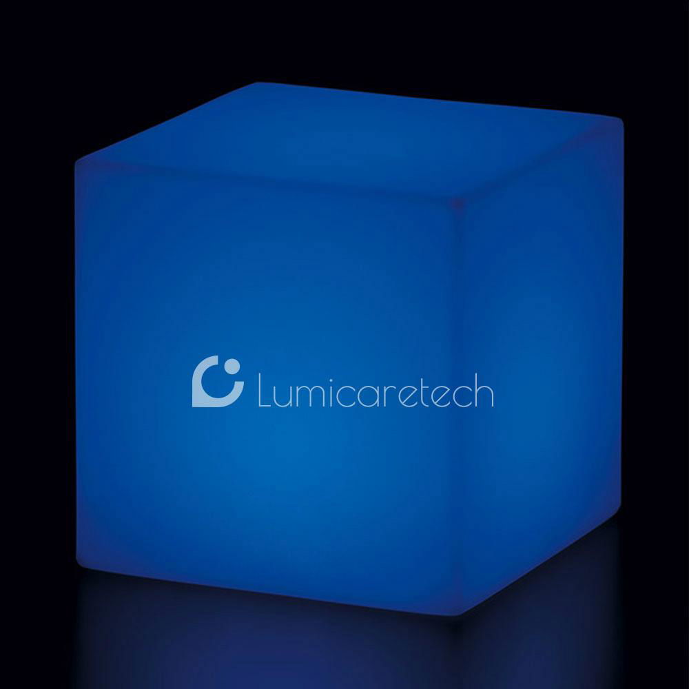 Light up Cube Seat Chair Stool Illuminated LED Cube - LM--CS201 ...
