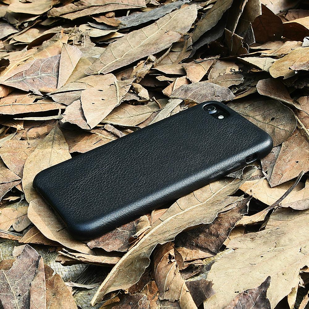 Premium black full grain leather case for phone - Bomanleather (China ...