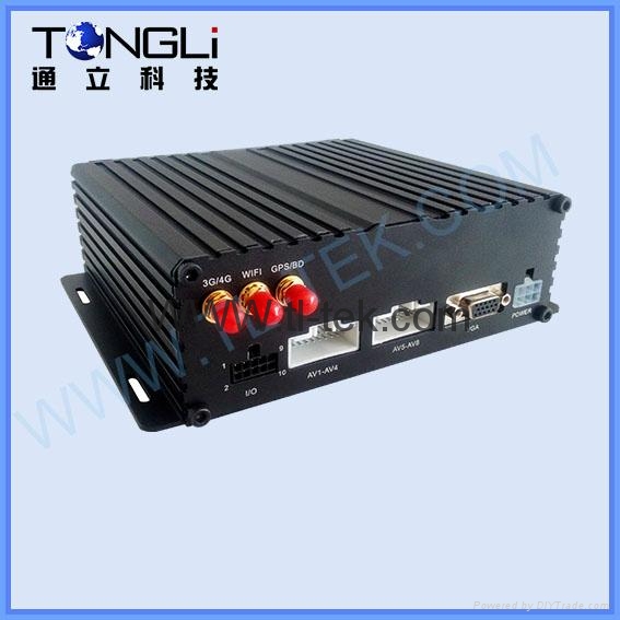 8CH AHD 720P MDVR WITH 3G 4G GPS WIFI Optional for Bus CCTV System ...