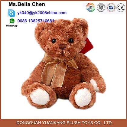 12 inch Christmas kids dark brown teddy bear cuddly plush toy (China ...