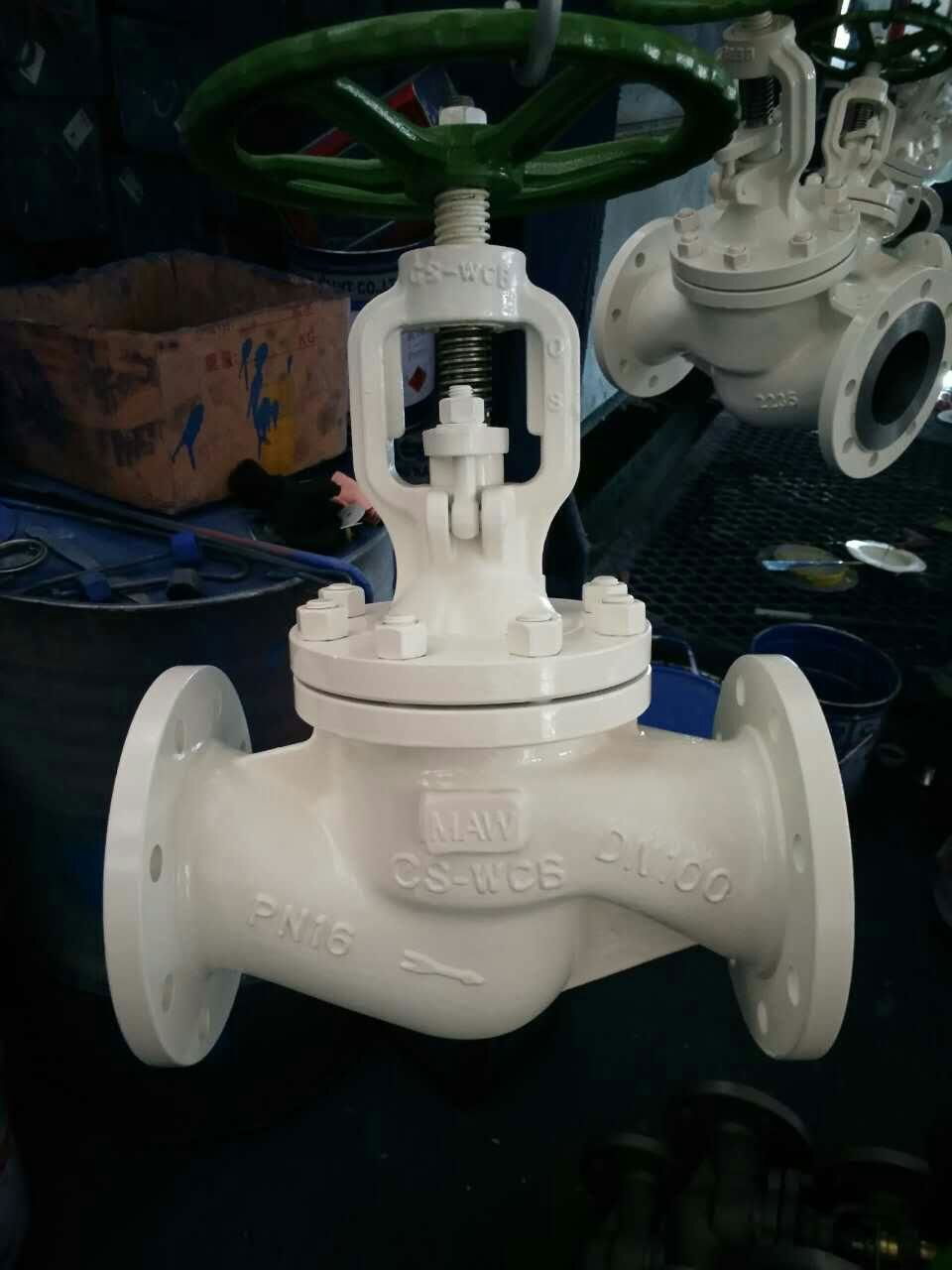DIN Cast Steel GS-C25 Bellow Seal Globe Valve - FLANGED TYPE - DMS,WAGI ...