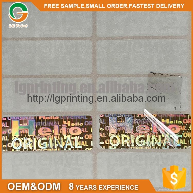 Professional Laser Anti-Counterfeit Labels Made Hologram Sticker - 0001 ...