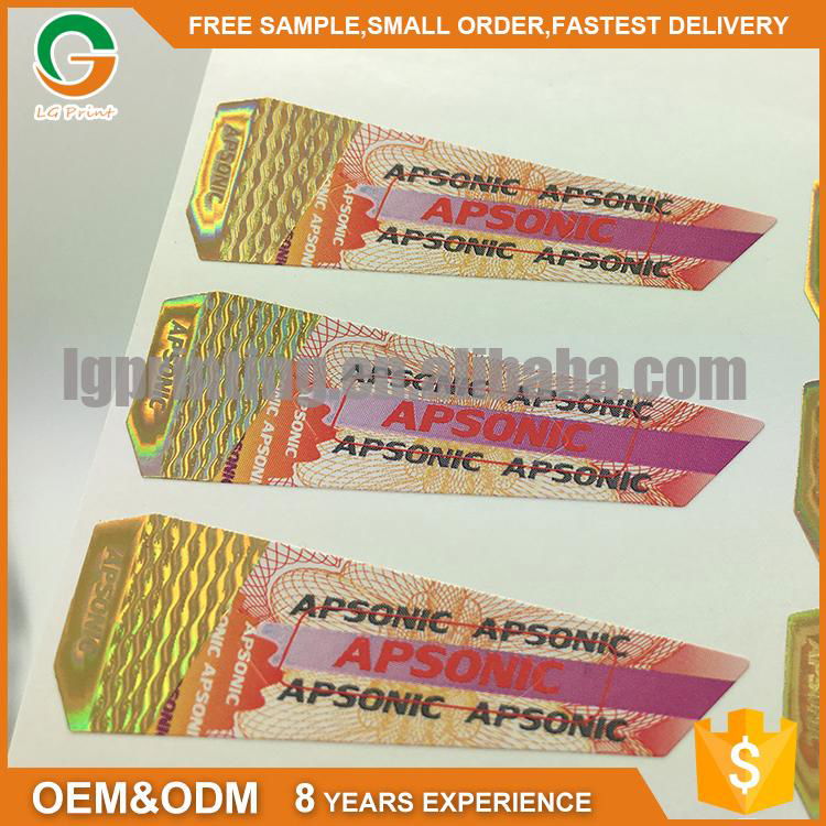 Gold Stamping sticker - LGVC - LG printing (China Trading Company ...