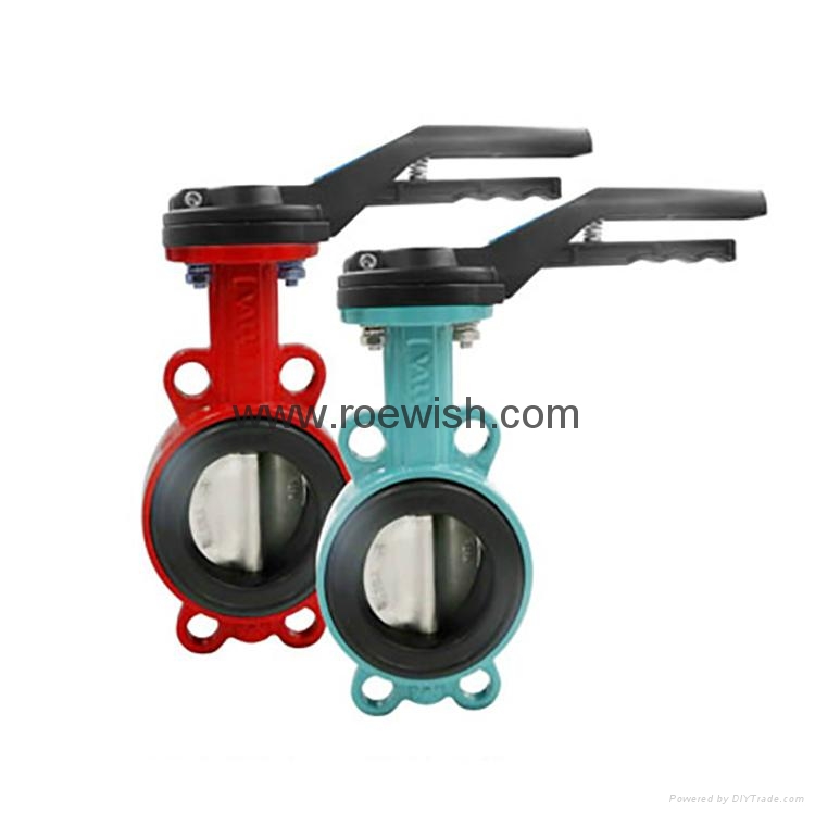 Double Acting Spring Return Pneumatic Wafer Butterfly Valve - D671F-16C - ROEWISH (China ...