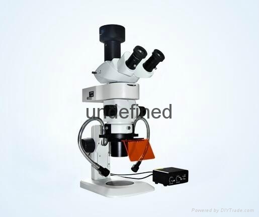MZX81 stereo fluorescent microscope with LED fluorescent illumination ...