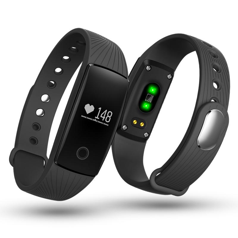 Heart rate smart wristband pedometer waterproof sport activity tracker ...