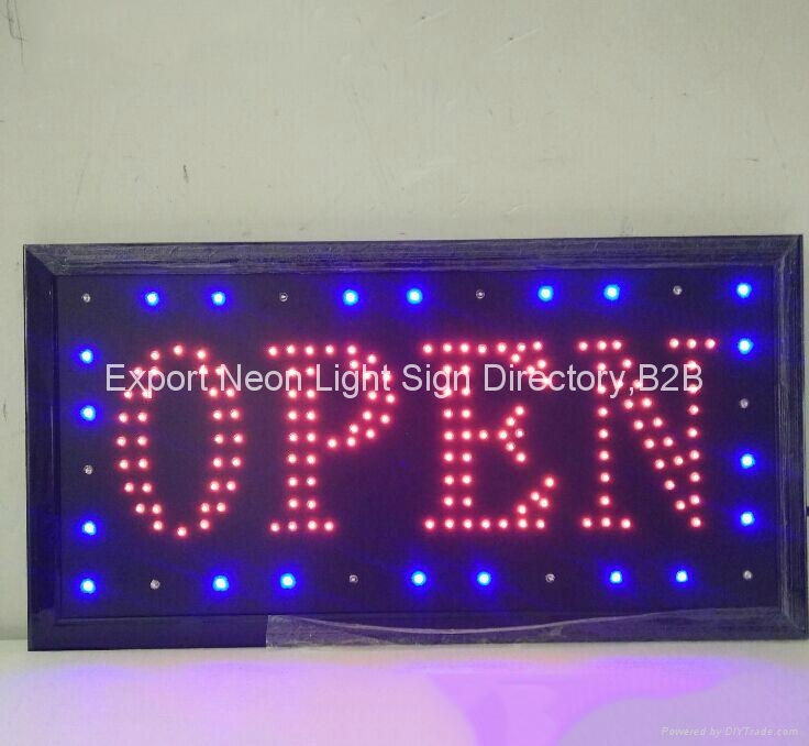 Flash Led Open Neon Signs - neon sign 06 - kingspeedneon (China ...