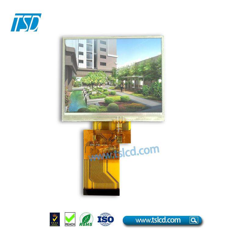 3.5'' QVGA TFT LCD Module with Reistive Touch Screen - TST350MTQV-01BP ...