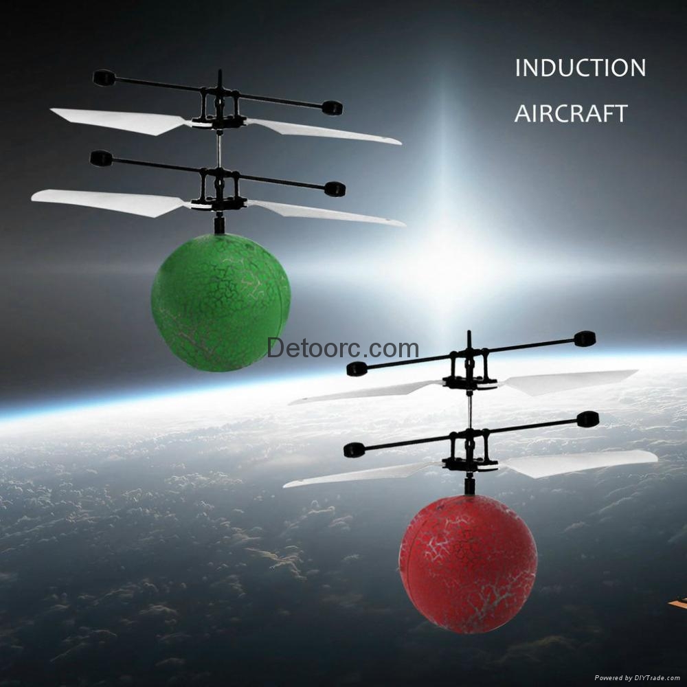 RC Kids Toys ball Induction Flying Ball Hand Control Infrared Sensor ...