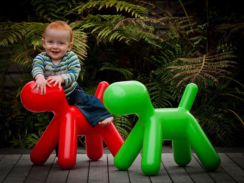 Home furniture fiberglass eero aarnio dog shaped magis puppy chair ...