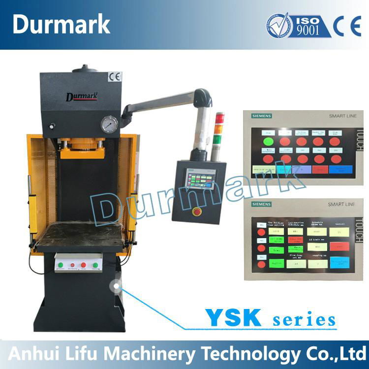 C frame 200 ton punch press machine - YSK-200T - Durmark (China ...