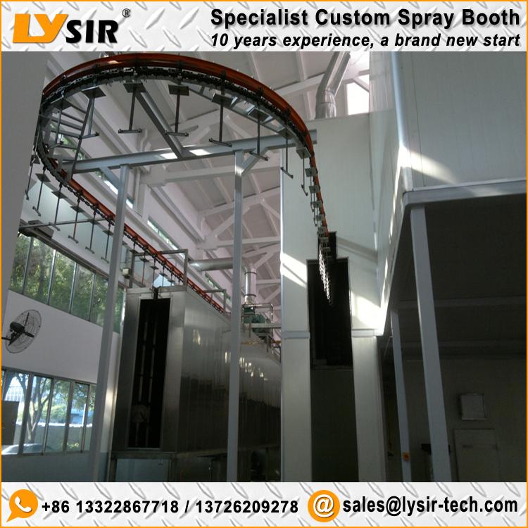 LYSIR Industrial Recirculating Paint Booth Customized Painting Spraying ...