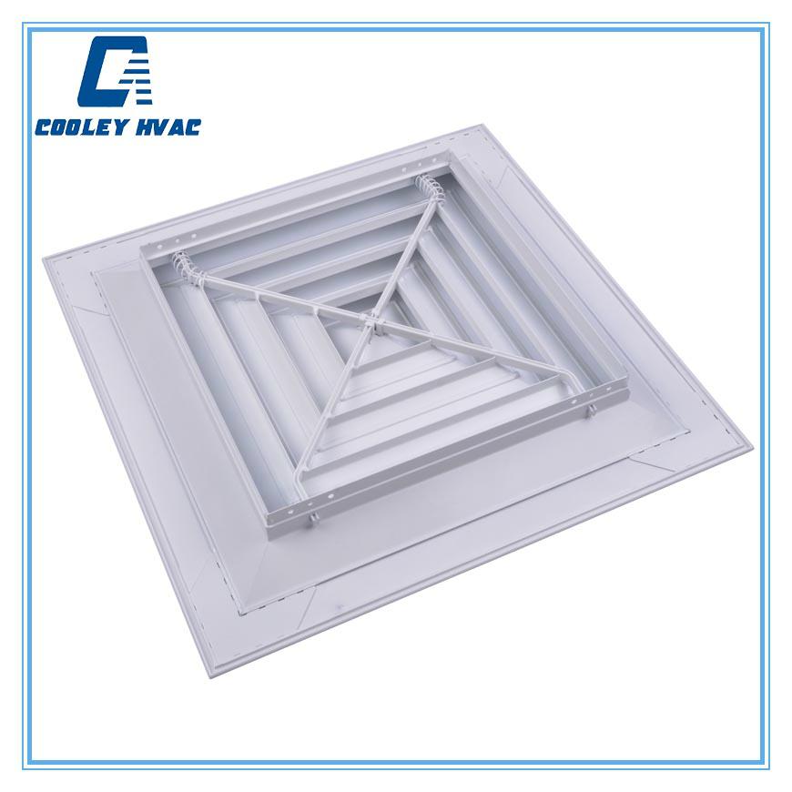 Aluminum 4 way air diffuser ceiling air vent - CA-D2 - Cooley Hvac ...