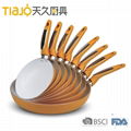 Non stick ceramic coating chinese aluminium FRY PAN with Bakelite ...