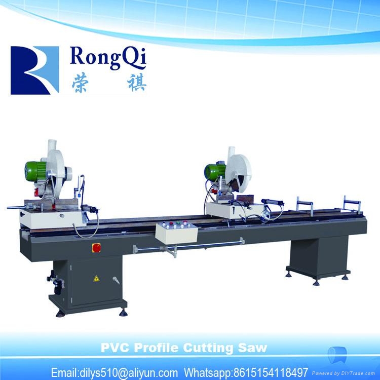 PVC Door and Window Fabrication Double-head Precision Cutting Saw ...