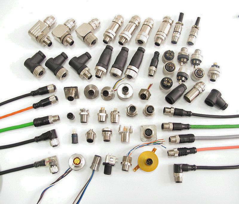 M12 M8 female & male electrical circular sensor connector - Co-fly ...