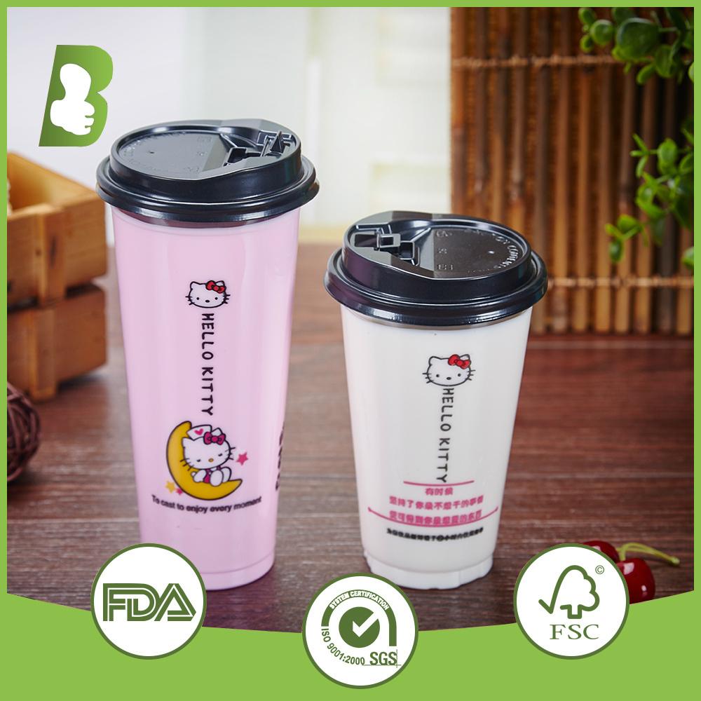 Custom logo printed disposable plastic cups - Customized - Baiyouxiang ...