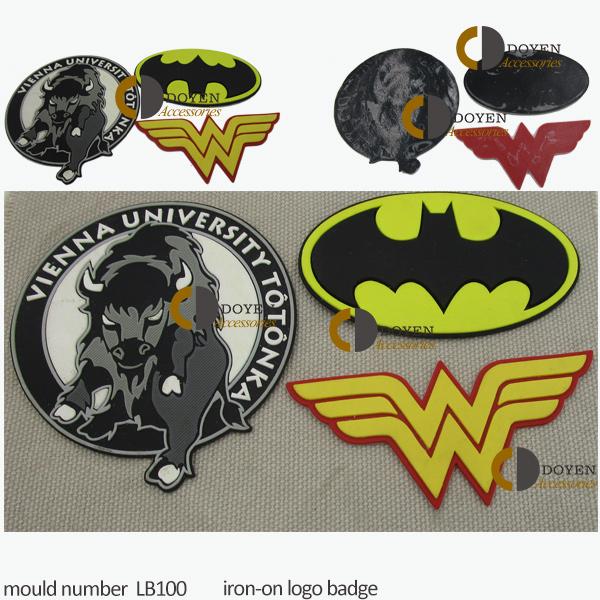 Custom plastic embossed logo design stickers Logo signs and name - L-5 ...