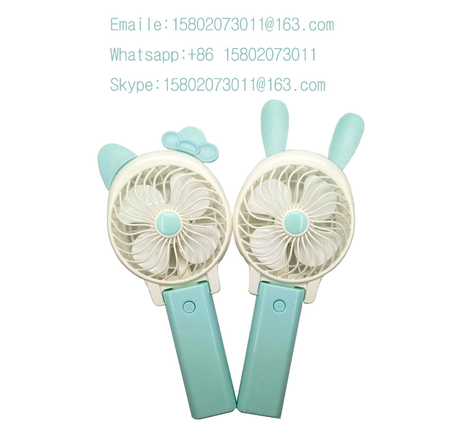 Rabbit Ear Portable Rechargeable Air Cooling Mini Hand Fan - FLY-144 ...