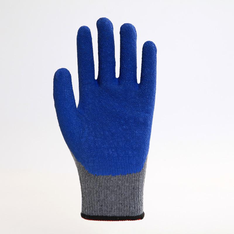 Latex Coating Crinkle Protuction Gloves - DC-010 (China Trading Company ...