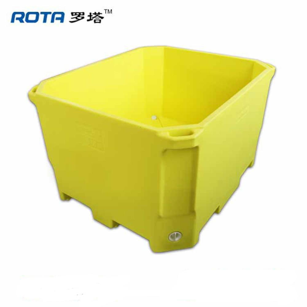 640L Plastic Container Insulated fish box insulated fish totes bins ...