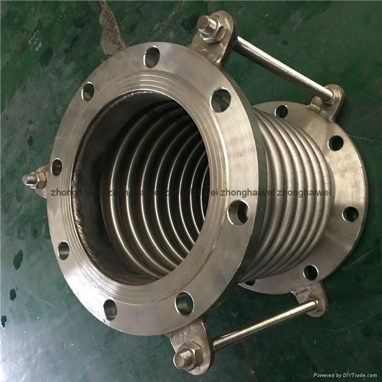 Stainless steel pipe bellow expansion pipe connection - EBF DN350 - ZHW ...