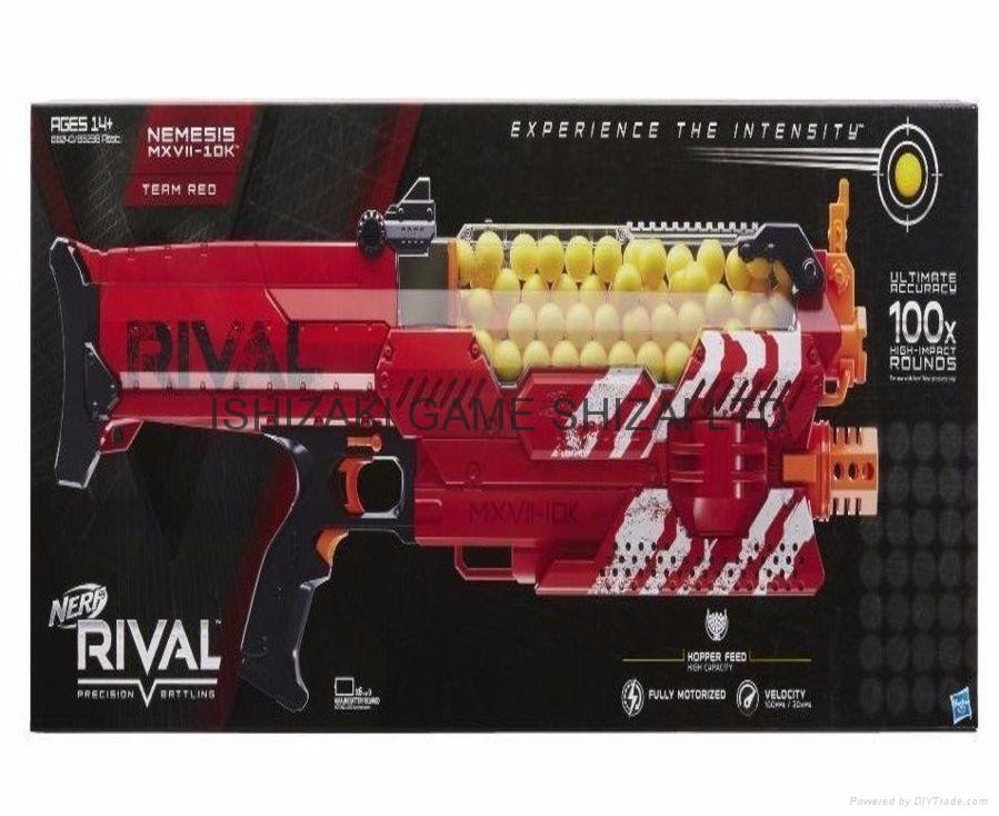 Nerf Rival Nemesis MXVII-10K Red Blue (Japan Trading Company) - Stuffed ...