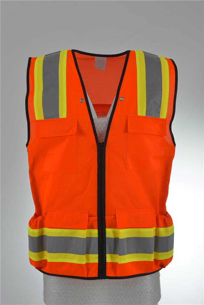 Hi Vis Safety Workwear Executive Reflective Vest Waistcoat Jacket ...