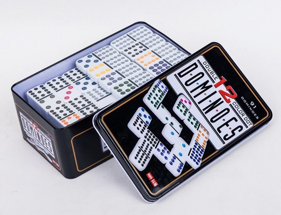 Double 12 Dominoes Set In Tin Box - D12-5010T (China Trading Company ...