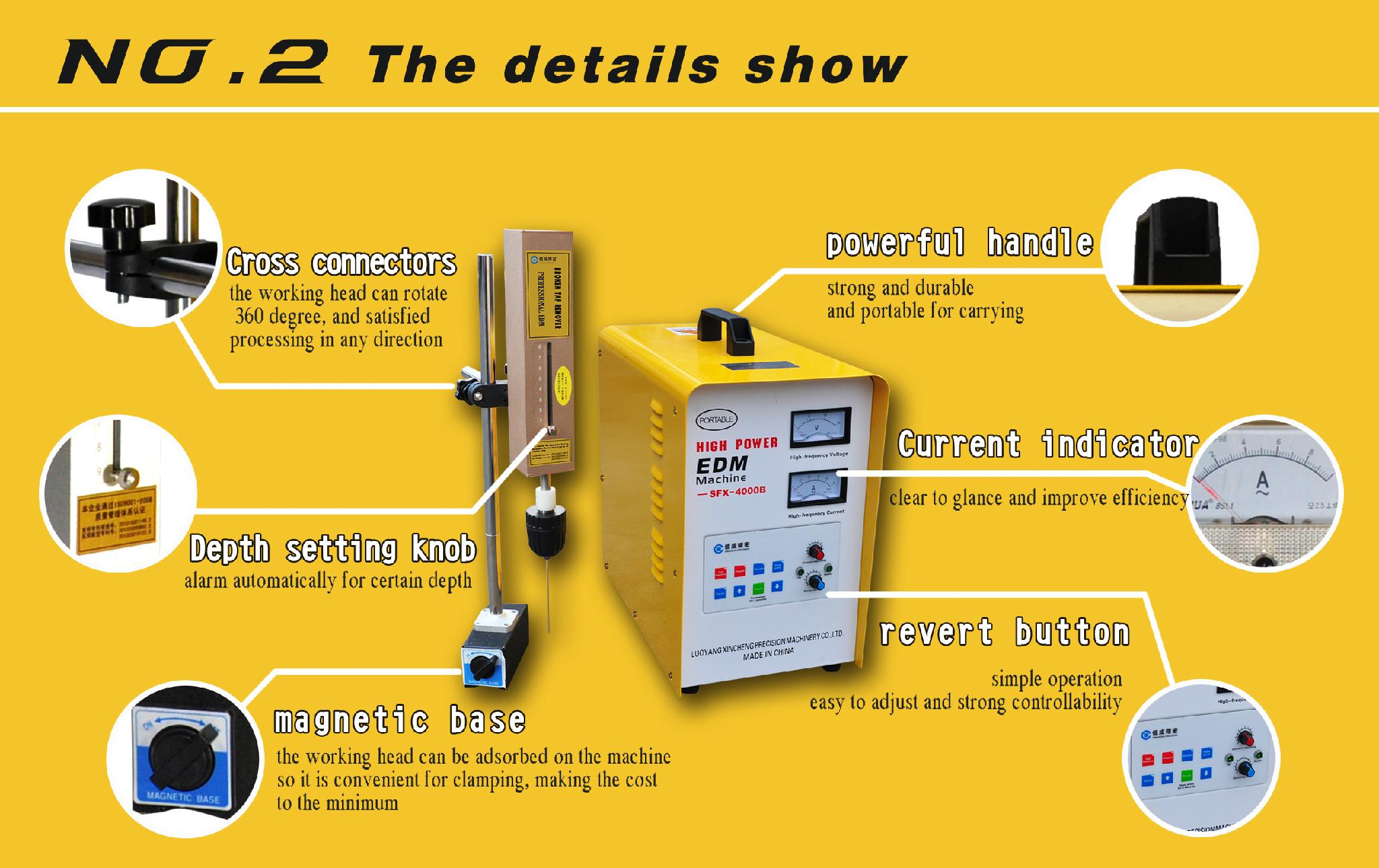 High Power Portable EDM Broken Tap bolt Remover - SFX-4000B - SFX ...