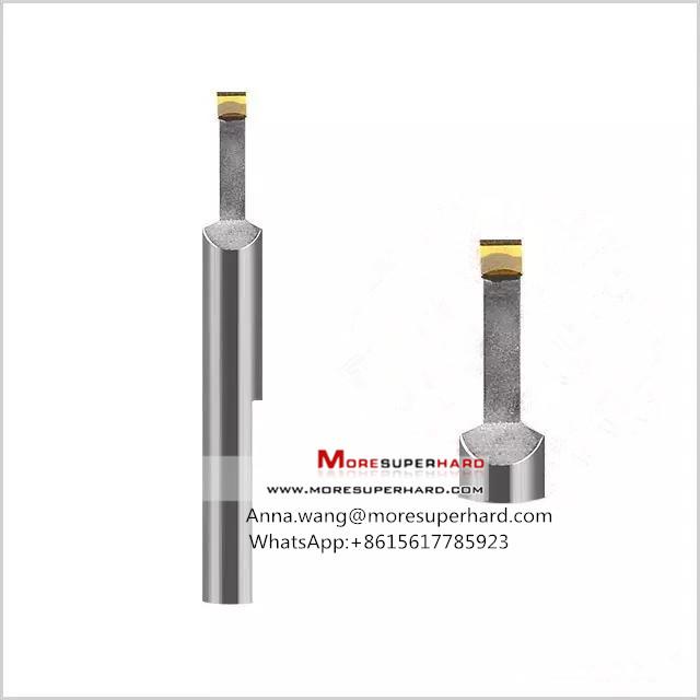 MCD diamond turning tools Manual crystal diamond Milling Cutter - 6*6 ...